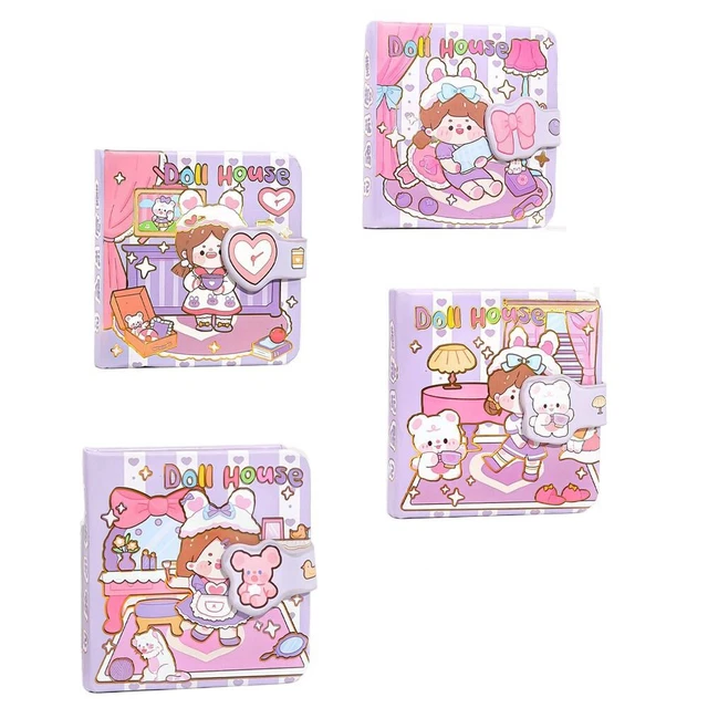 CARTOON DIARY NOTEPAD Kawaii Student Stationery Cute Agenda Organizer ...