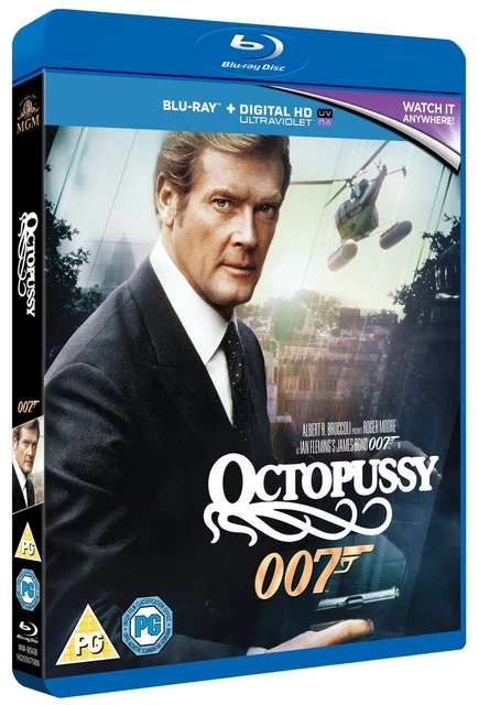 OCTOPUSSY (BLU-RAY) DESMOND Llewellyn Kabir Bedi Louis Jourdan Maud ...