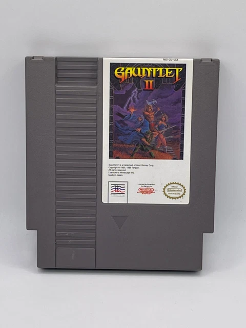 GAUNTLET II NINTENDO NES Game Cart ONLY w/ Sleeve Authentic $27.99 ...