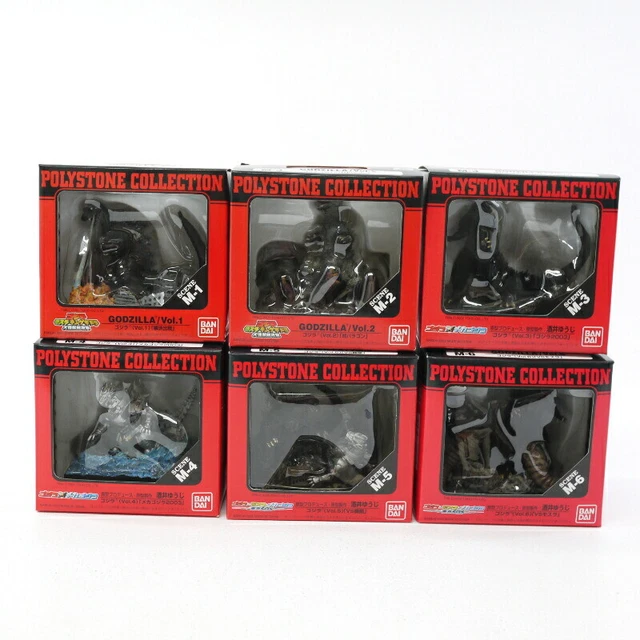 BANDAI / BANDAI Godzilla Polystone Collection Vol.1 Vol.6 Rétro EUR 454 ...