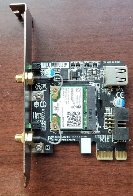 CARTE WIFI GIGABYTE GC-WB867D-I EUR 16,92 - PicClick FR