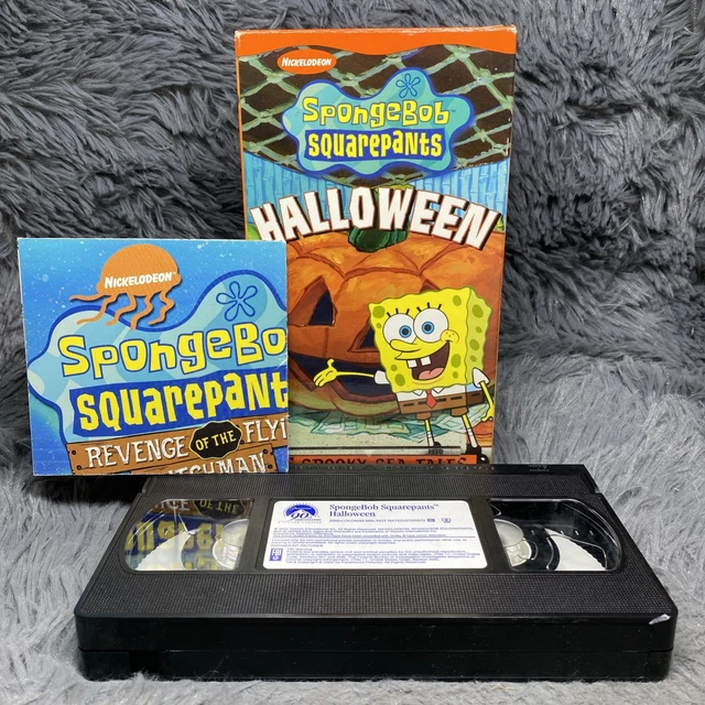 SPONGEBOB SQUAREPANTS - Halloween VHS Tape 2002 Nickelodeon Cartoon ...