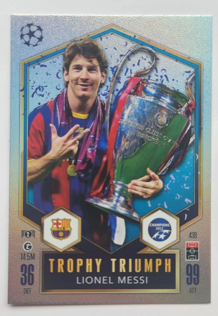 LIONEL MESSI - 2024-25 Topps Match Attax - Trophy Triumph Silver FOIL ...