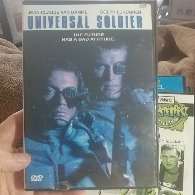 UNIVERSAL SOLDIER-DVD-JEAN-CLAUDE VAN Damme/Dolph lundgren-cult sci fi ...