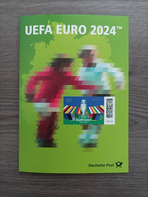 ANNIVERSARY SHEET POSTAGE stamp UEFA Euro 2024 DFB FC Schalke 04 BVB 09 ...