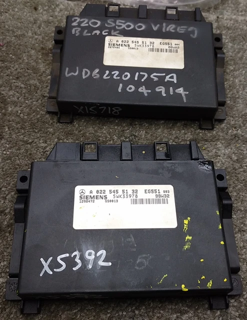 MERCEDES GEARBOX CONTROL Unit Transmission ECU W220 S Class 0225455132 ...