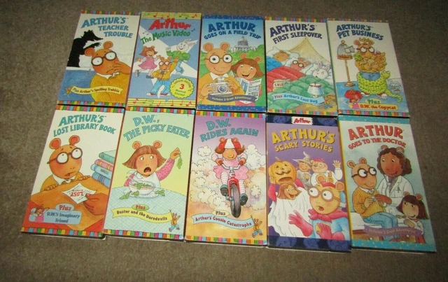 LOT OF 11 Arthur VHS Videos CINAR PBS Random House $33.95 - PicClick CA
