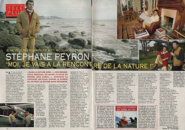 COUPURE DE PRESSE Clipping 1996 Stéphane Peyron (2 pages) EUR 5,00 ...