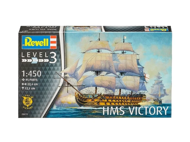 HMS VICTORY 1:450 Plastique Model Kit Revell EUR 21,35 - PicClick FR