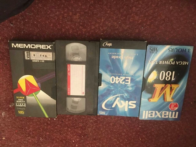 USED VHS VIDEO tapes £1.30 - PicClick UK