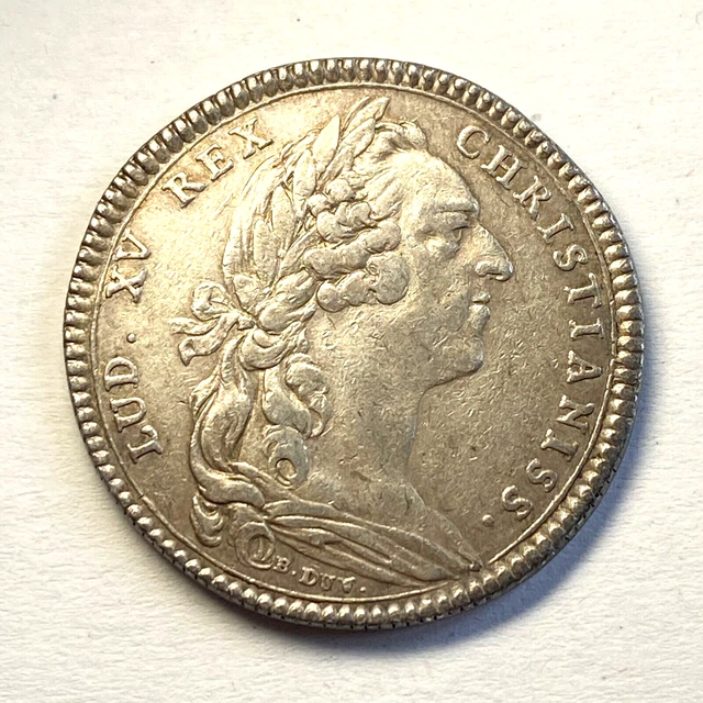 #10287 - JETON en argent Louis XV REX Christianiss Securitas Provinc ...