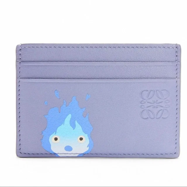 PORTACARTE LOEWE GHIBLI Howl's Moving Castle Calcifer Wallet blu ...