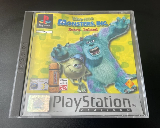 MONSTERS INC SCARE Island PS1 Pal Disney Platinum Complete Retro ...