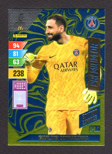 CARTE PANINI ADRENALYN XL 2024-25 Ligue 1 #LE-GD DONNARUMMA Paris PSG Ed. Lim OR EUR 9,00 ...