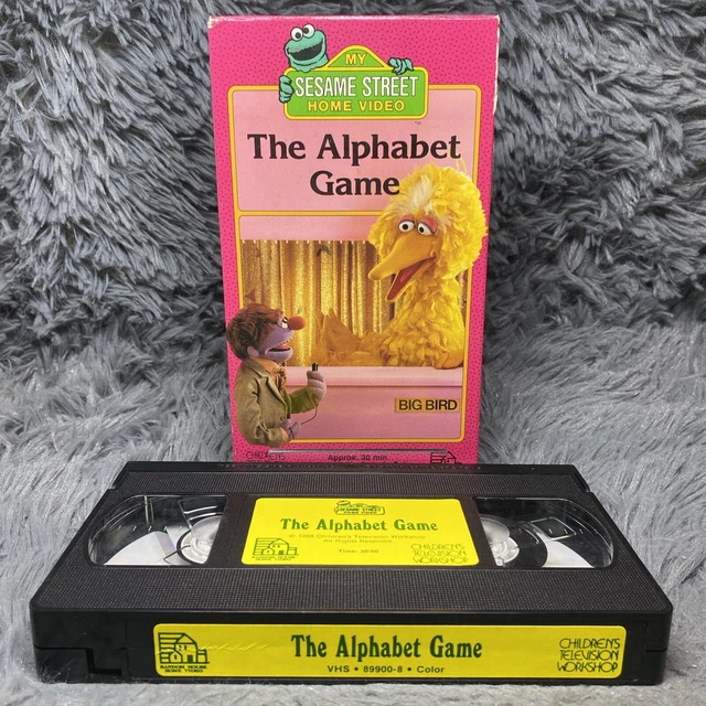 SESAME STREET: THE Alphabet Game VHS Tape 1988 Big Bird Random House ...
