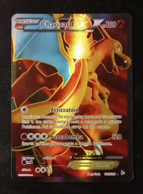 CARTA POKÉMON CHARIZARD Ex 100/106 - Holo Rare - Fuoco Infernale - Good - Ita... EUR 139,90 ...