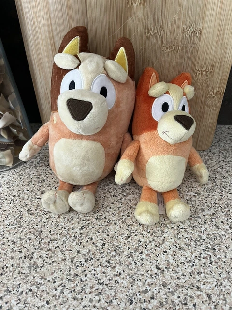 BLUEY BINGO AND Mum 7” Soft Plush Toys Bundle Of 2 Disney Plus Moose ...