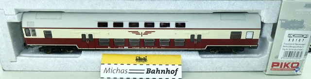 PIKO SPUTNIK STEUERWAGEN Doppelstock DBmqee DR Art. 53107 Ep4 OVP H0 1: ...
