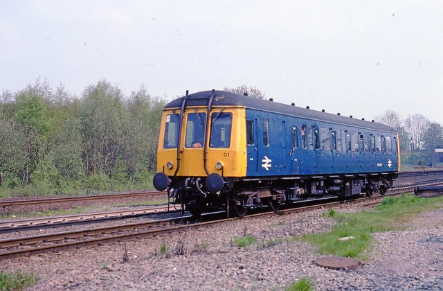 ORIGINAL 35MM RAIL Slide Class 122 975023 Water Orton 26 4 1991 ...