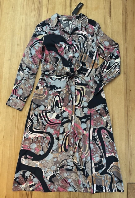 NEU ESPRIT COLLECTION 100% Viskose Langarm Maxi Kleid Blusenkleid Gr.40 EUR 34,90 - PicClick DE