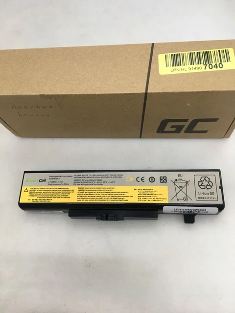 BATTERIA LAPTOP CELLA verde Lenovo L11S6Y01 L11L6Y01 L11M6Y01 per Lenovo G580 G585 EUR 24,98 ...