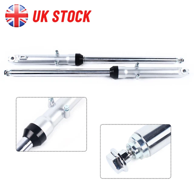 PAIR 27& FRONT Fork Tubes Shocks Absorber Suspension For HONDA CG125 ...