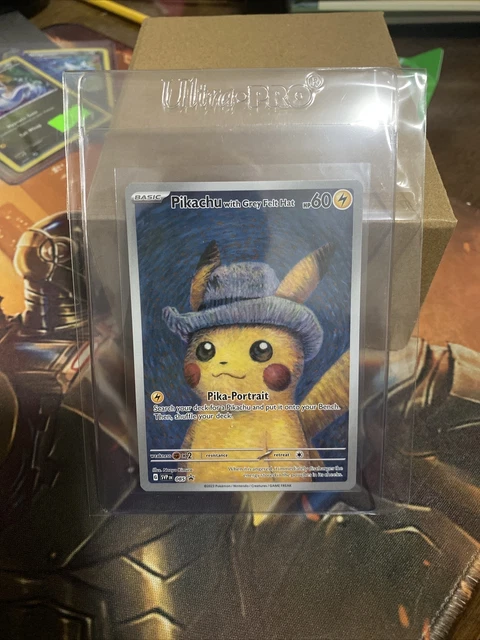 MUSEO POKEMON X Van Gogh: carta promozionale Pikachu con cappello in ...