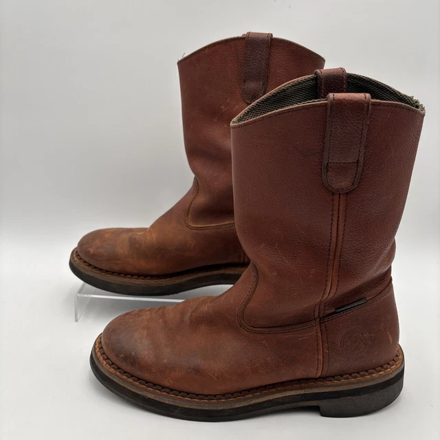 GEORGIA BOOT COMFORT Core 12” Wellington Brown Mens Size 8.5 M Ranch ...