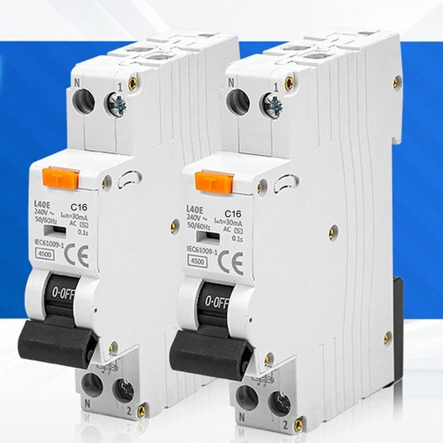 SAFETY FIRST RELIABLE RCBO Breaker Type A Curve C at Rated Voltage of ...