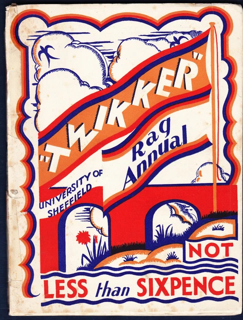1931 UNIVERSITY OF Sheffield Twikker Rag Annual Rag Mag RARE £49.99 ...