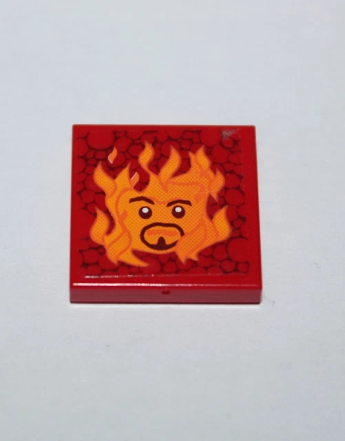 LEGO TILE 2X2 with Sirius Black's Face in Flames Pattern 3068bpb0422 ...