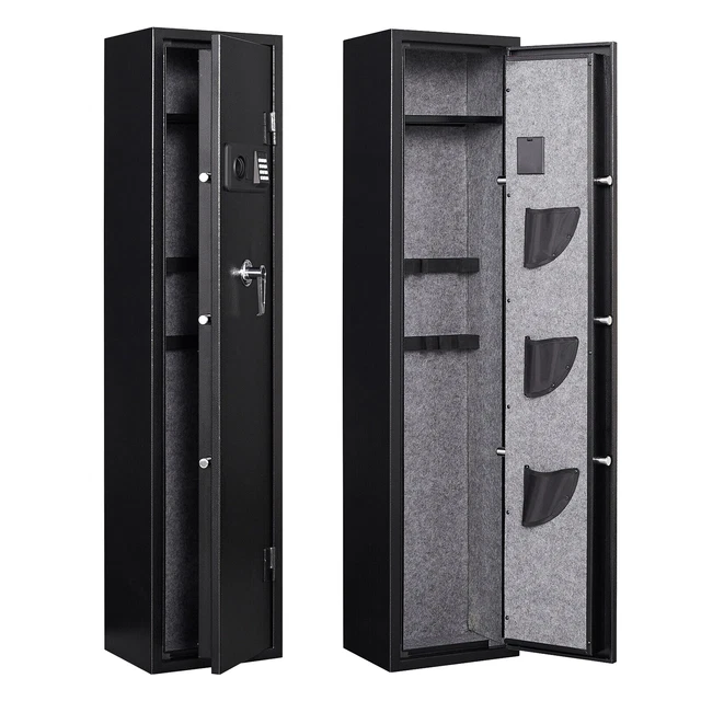 GUN SAFE QUICK Access Electronic Storage Cabinet Gun Security Cabinet ...