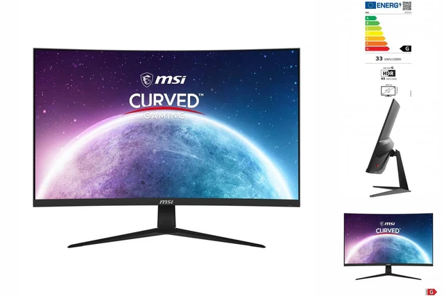 MONITOR MSI MSI Optix G321CU 31,5"" computer schermo PC display EUR 1. ...