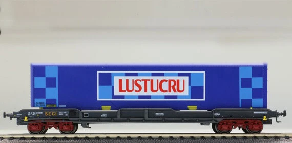 LS MODELS 30317 Containertagwagen -LUSTUCRU- SNCF Epoche V DC EUR 69,99 ...