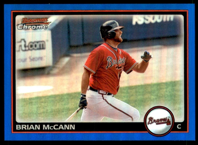 2010 BOWMAN CHROME réfracteurs bleus #123 Brian McCann/150 EUR 4,97 - PicClick FR