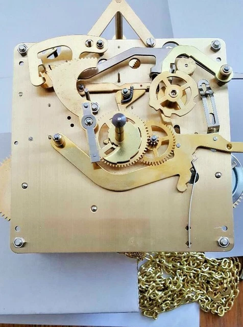 URGOS GRANDFATHER CLOCK movement UW 32334 3 chime chain 116 cm pendulum ...