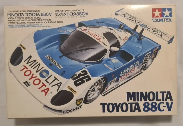 24079 TAMIYA 1/24 Scale Minolta Toyota 88C-V Model Kit EUR 55,21 ...