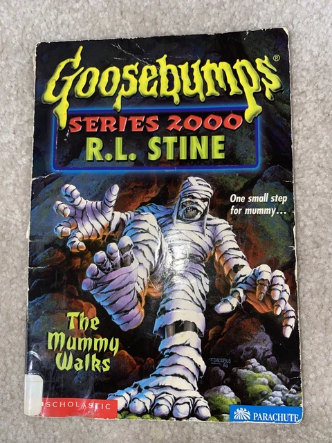 GOOSEBUMPS SERIES 2000 R.L. Stine The Mummy Walks 1st Edition #16 $14. ...