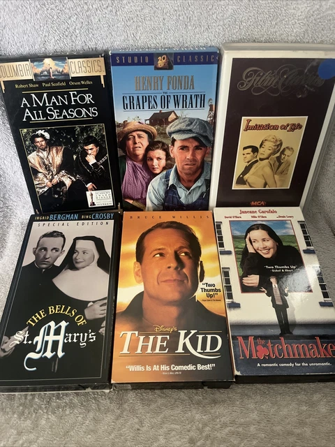 18 VHS MOVIES Mixed Classic/Comedy/Drama (See Pics For Titles) $14.75 ...