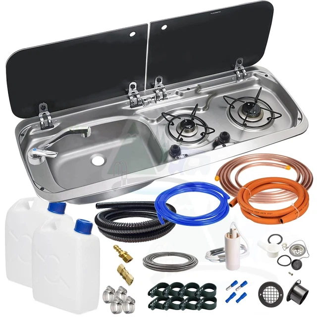 DOMETIC SMEV 9222 Campervan Hob & Sink Cooker Uni Combination Kit ...