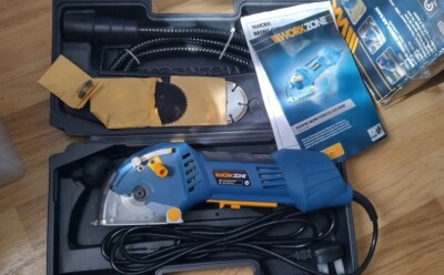 WORKZONE 500W MINI Circular Saw. Model: WBT-CS007. 92725 £34.99 ...