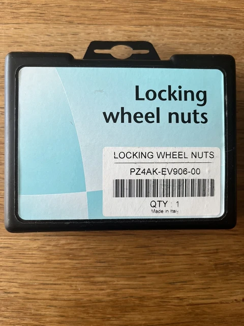 GENUINE TOYOTA LOCKING Wheel Nut Set Box Containing Four Nuts With Key ...