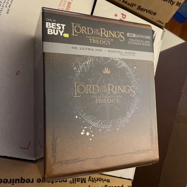 Lord Of The Rings Motion Picture Trilogy 4k Steelbook Collection Best