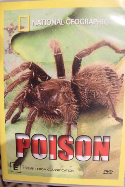 NATIONAL GEOGRAPHIC POISON Rare Dvd Spiders Snakes Nature Animal ...