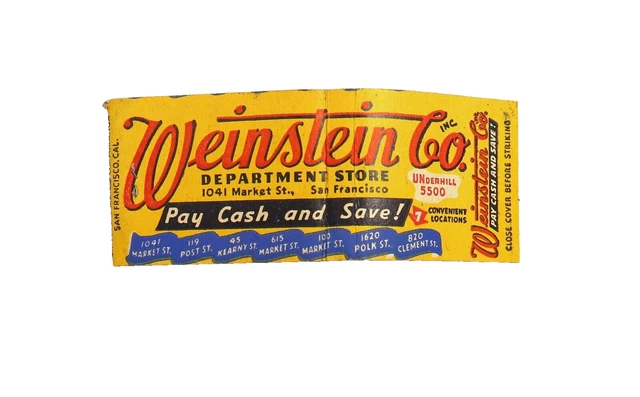 VINTAGE 1930S/1940S WEINSTEIN Co. San Francisco Department Store Full ...
