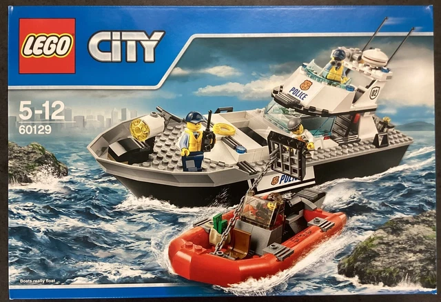 LEGO CITY 60129: Police Patrol Boat. 2016. Retired. **BRAND NEW SEALED ...