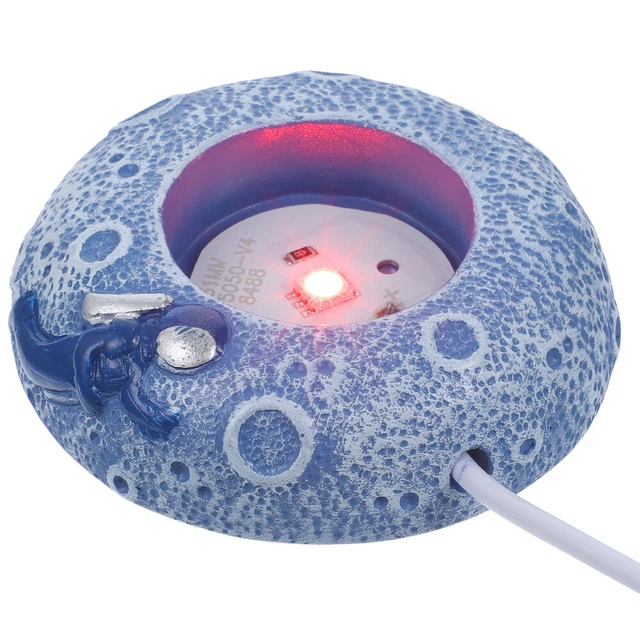 LIGHT ROTATING BASE Crystal Ball Night Jewelry Display Stand Small ...