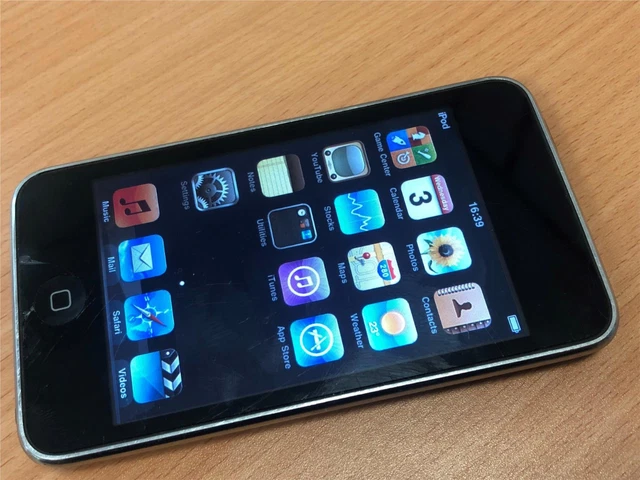 APPLE IPOD TOUCH 2da Generación A1288 Negro y Plateado 8 GB Con Daños ...