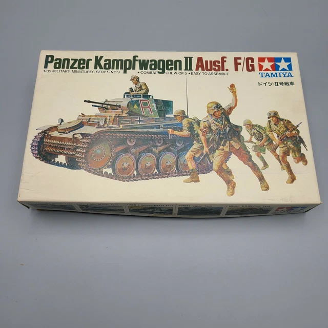 TAMIYA AMERICA INC 1/35 Panzer Kampfwagen II Ausf. F/G Plastic Models ...