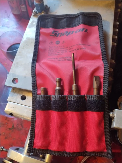 SNAP-ON TOOL Heavy-Duty Spring Punch Set #SPHDSET4 & Pouch #PAKKBSPHD ...
